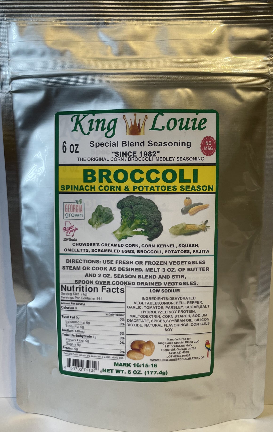 2-TWO OF A KIND 2/6OZ BROCCOLI/CORN MEDLEY SEASONING (FREE GIFT AND DI ...